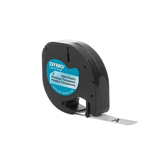 Etiquettes adhésifs Dymo Letratag Transparent | ALMOUGGAR.COM