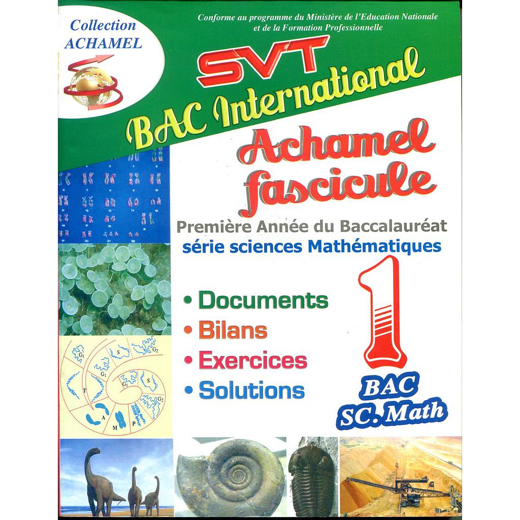 Achamel fascicule SVT 1 anneé bac sc.math | ALMOUGGAR.COM
