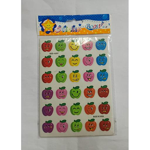 STIKERS CARA FELIZ | ALMOUGGAR.COM