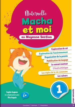 Macha et moi en MS - Pack ( Cahier d'apprentissage 1, 2 & 3 + Mon Portfolio ) | ALMOUGGAR.COM