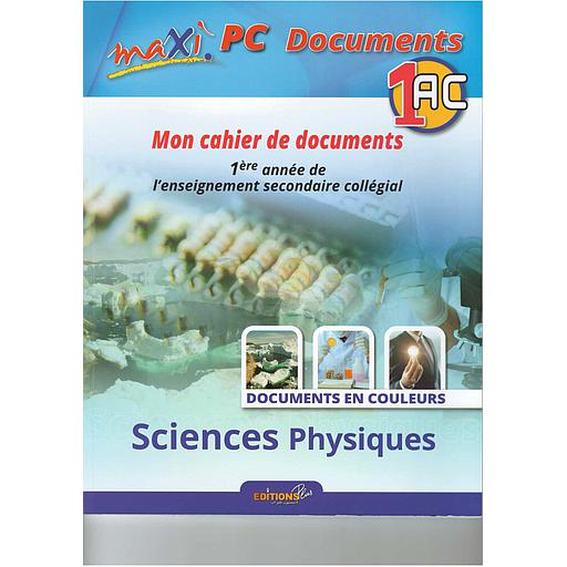 Maxi Physique-Chimie 1AC - Documents Cahier d'Activités | ALMOUGGAR.COM