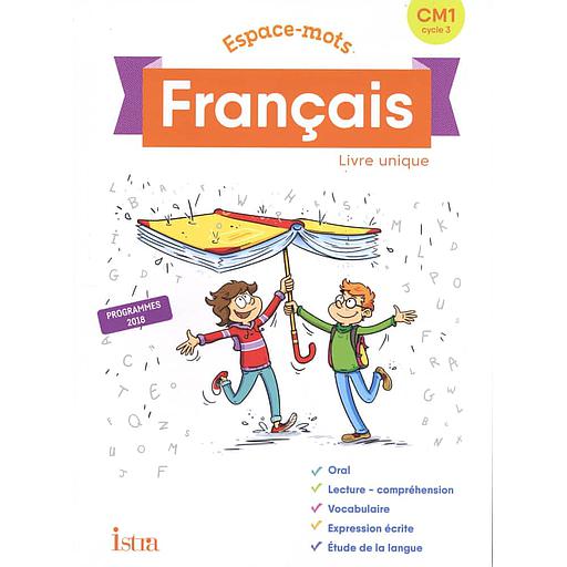 Français CM1 Espace-mots - Livre unique | ALMOUGGAR.COM