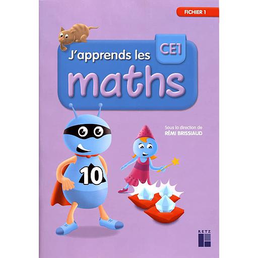 J'apprends les maths CE1 - Fichiers 1 et 2, pack en 2 volumes | ALMOUGGAR.COM