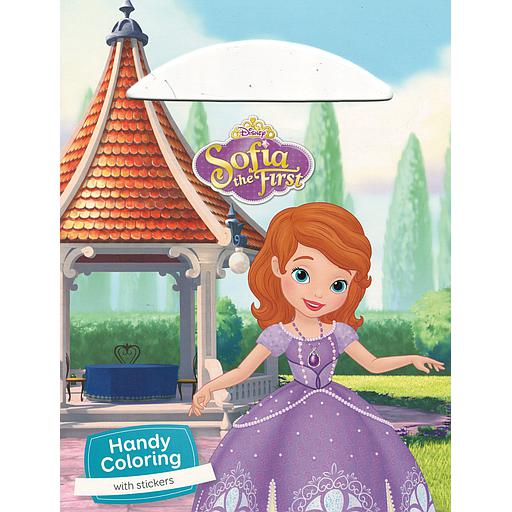 Handy coloring with stickers Disney Sofia the first | ALMOUGGAR.COM