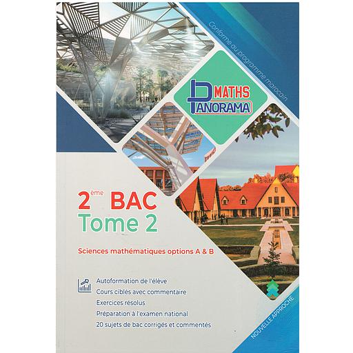 Panorama maths 2ème bac sciences maths option A&B Tome 2 Exercices ...