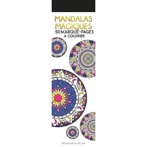 Mandalas magiques - 50 marque-pages à colorier | ALMOUGGAR.COM