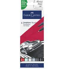 Set de 6 Pro marker GOFA-CAR DESIGN | ALMOUGGAR.COM